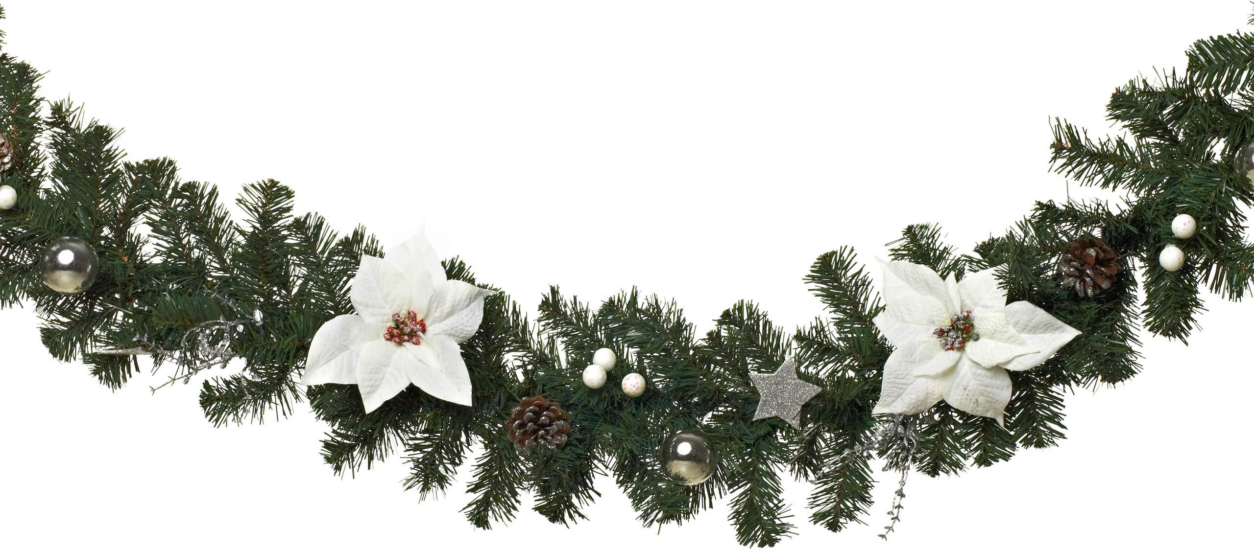 10M Girlande Weihnachten,Weihnachtsdeko Girlanden Tannengirland ...