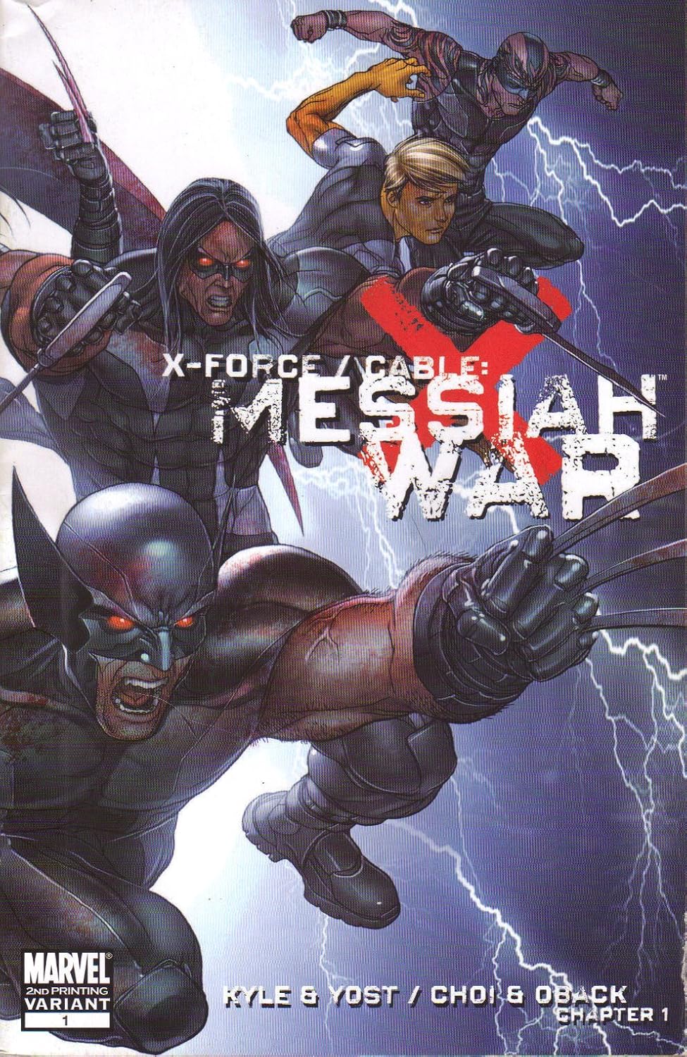 X-force/cable Messiah War 1 2nd Print Variant (Messiah War) | Amazon.com.br