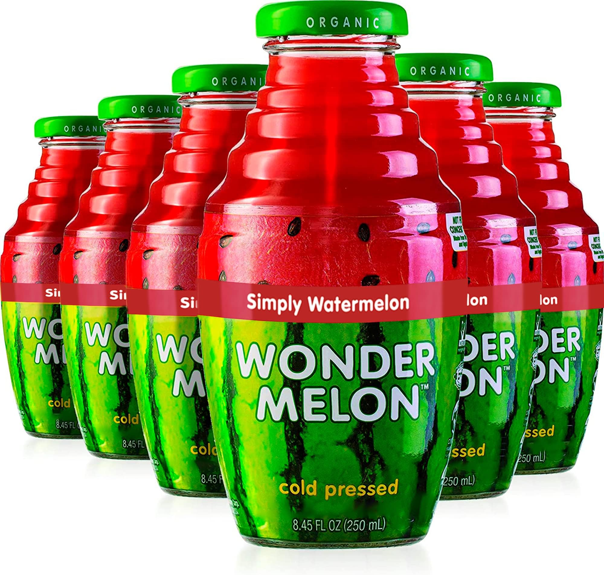 Amazon.com : Wonder Melon Organic Watermelon Juice, 8.45oz (6 Pack) 100 ...