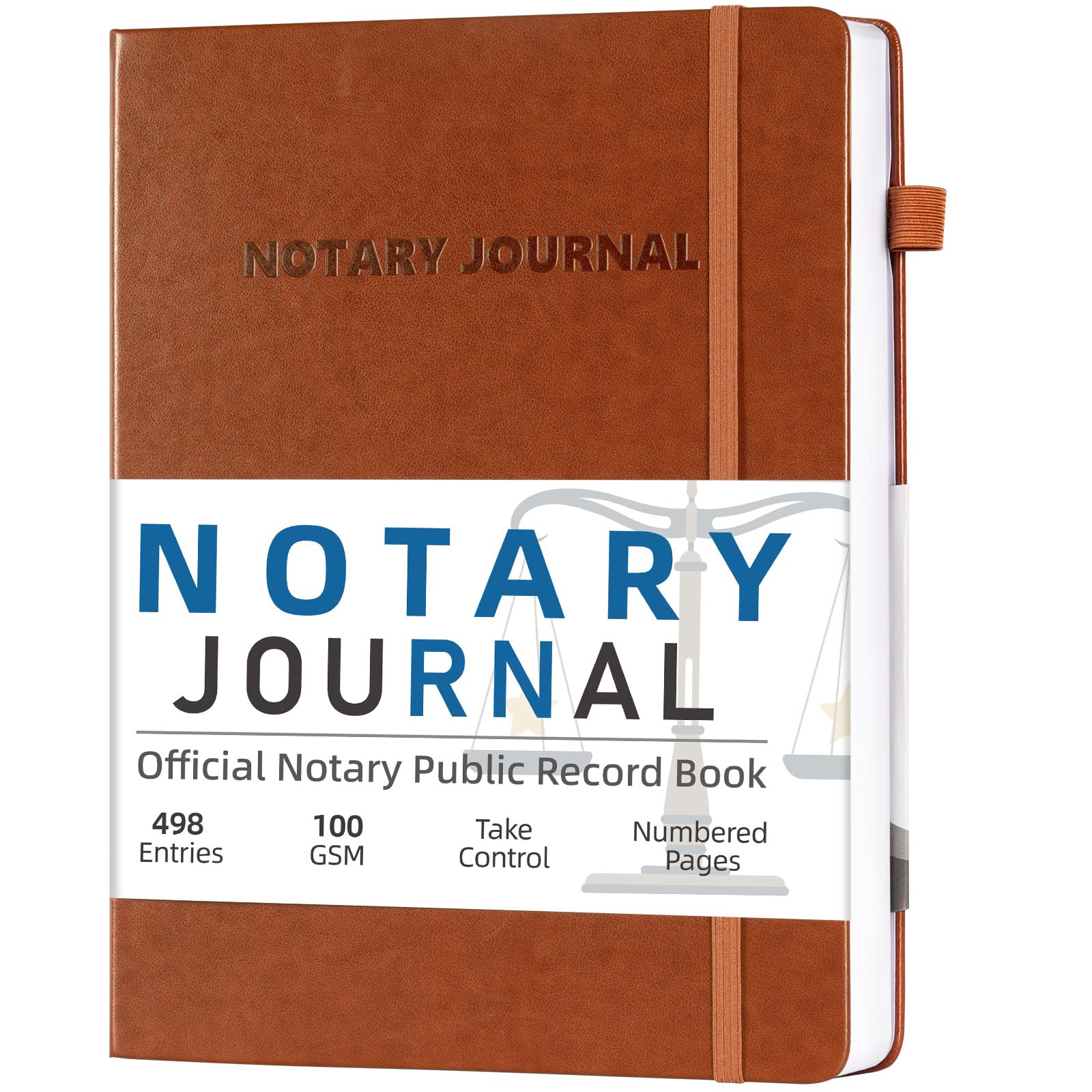 Snapklik.com : Notary Journal Log Book, 8.5”x11.2" Notary Log Book ...