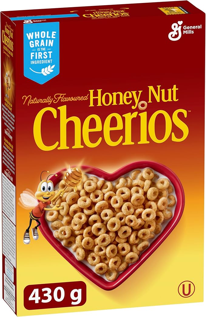 Cheerios Honey Nut Cereal Naturally Flavoured, 430g ( Packaging may vary ) : Amazon.co.uk: Grocery