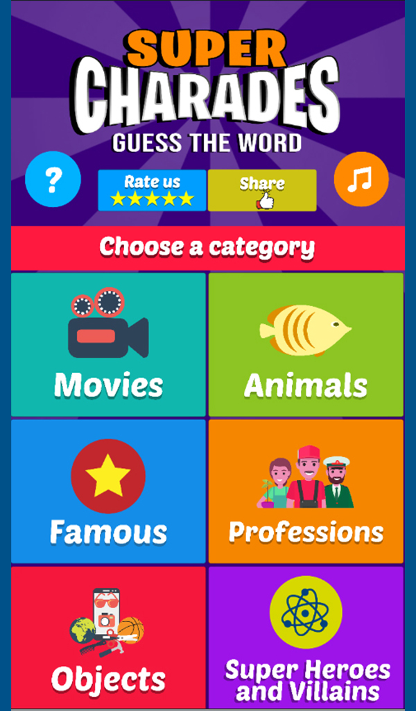 Super Charades - Gues the word (charade) - App on Amazon Appstore