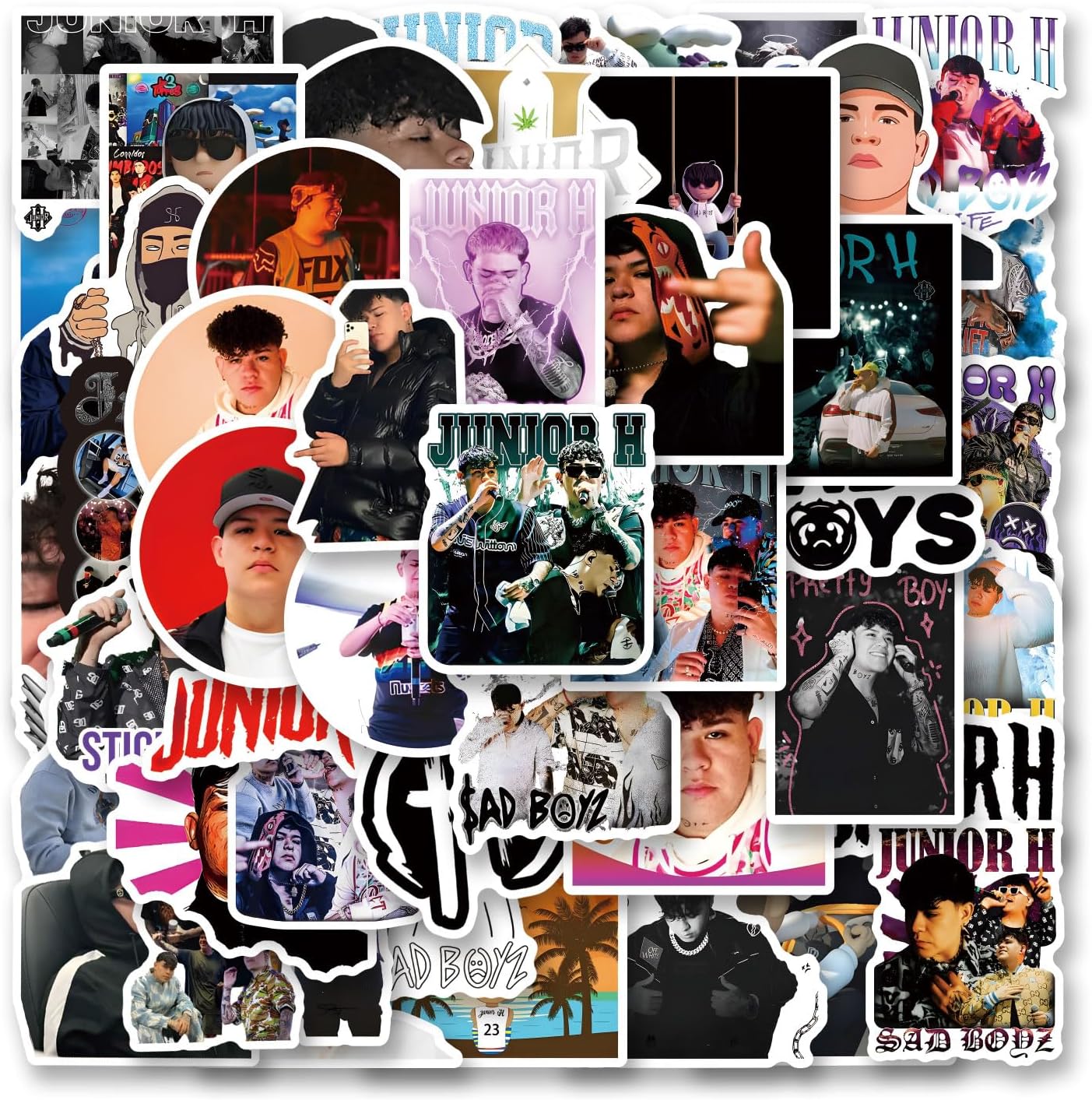 Amazon.com: 51pcs Junior H Singer Stickers for Cartoon Cute Girls Boys ...