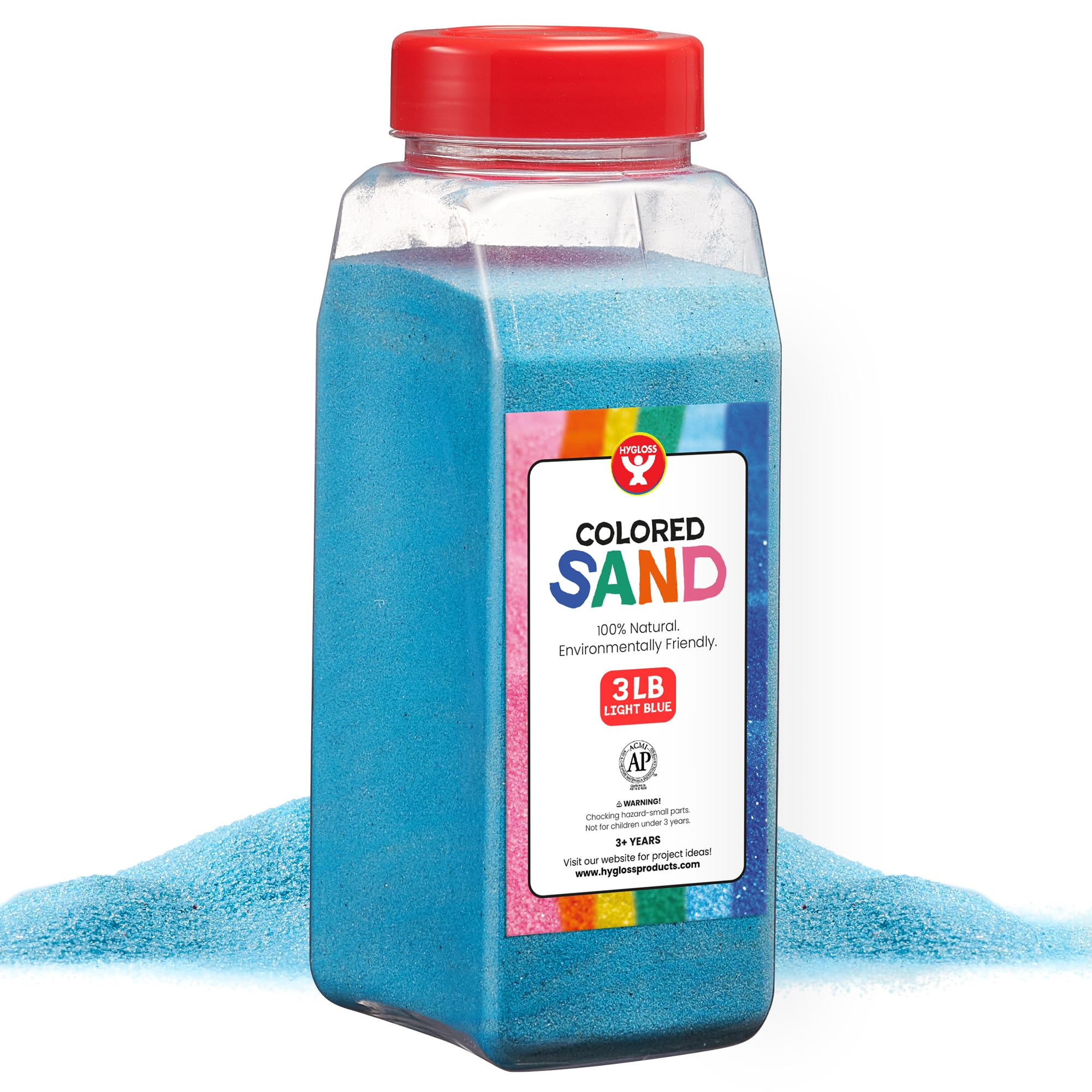 Snapklik.com : Hygloss Products Colored Play Sand - Assorted Colorful ...