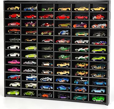 Amazon.com: Arkiya Toy Car Storage Display Case, 72 Slots Model Car ...