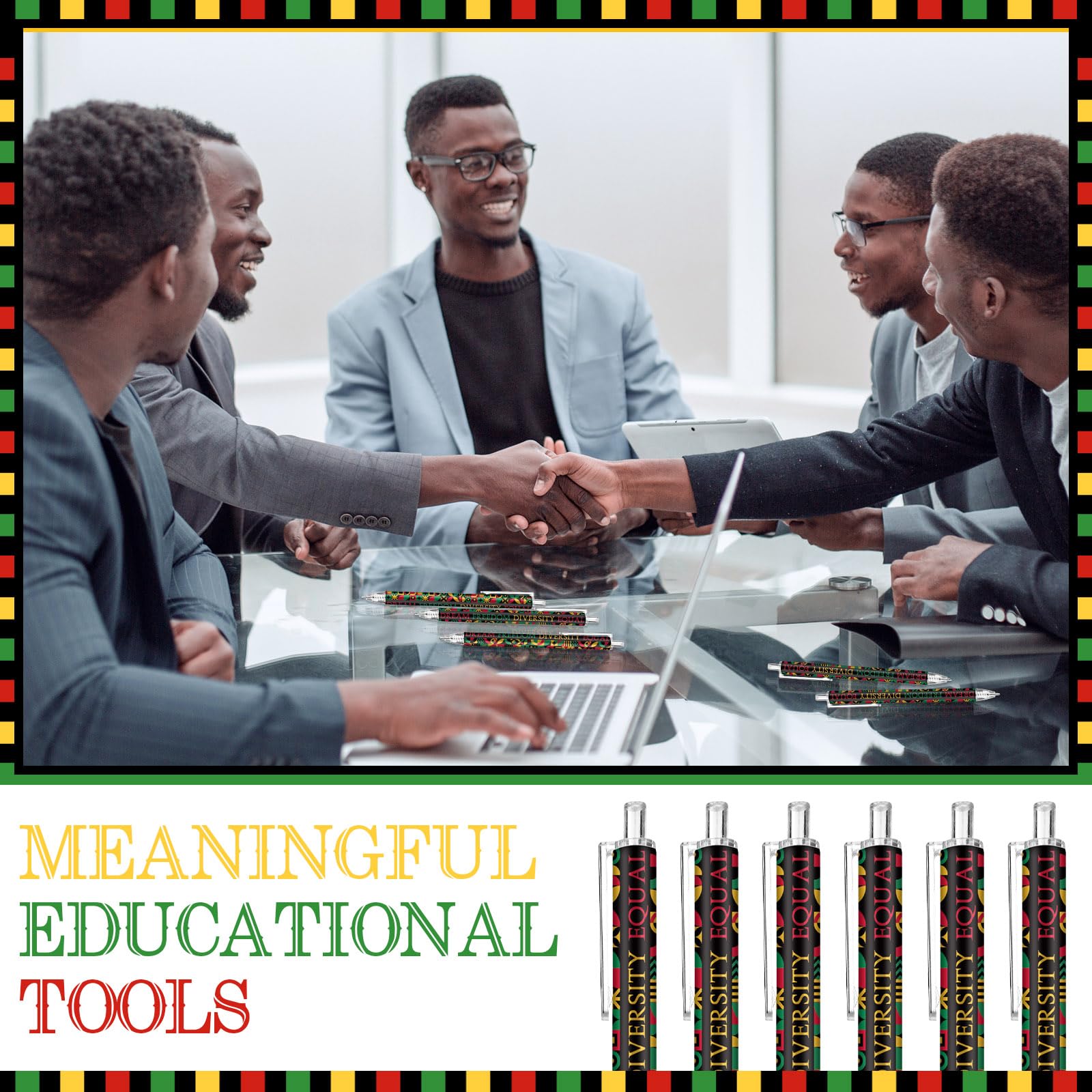 Snapklik.com : 100 Pcs Inspirational Juneteenth Day Ballpoint Pens Bulk ...