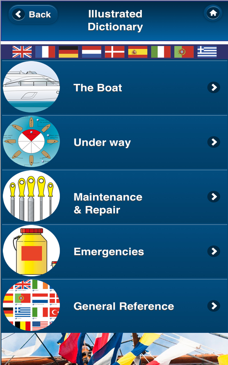 The Illustrated Boat Dictionary in 9 Languages by Adlard Coles Nautical ...