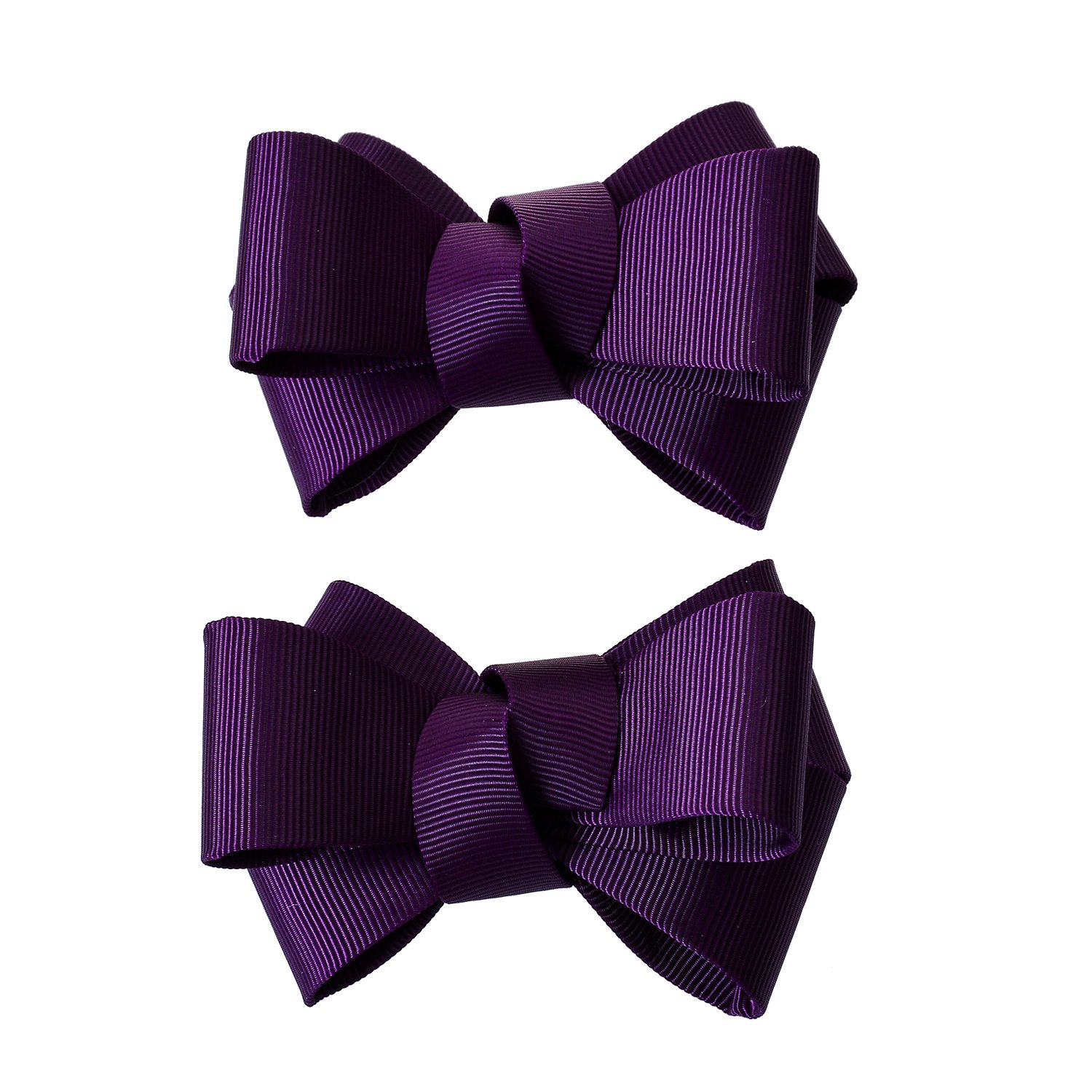 Amazon.com: Douqu 1 Pair Ribbon Big Bow Butterfly Shoe Clips Shoe ...