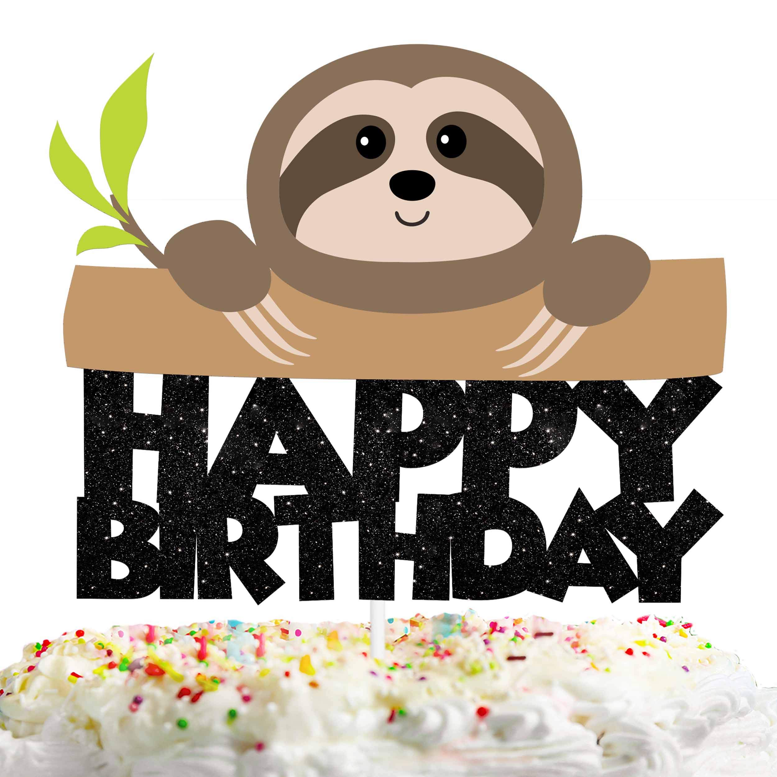 Sloth Birthday Cake