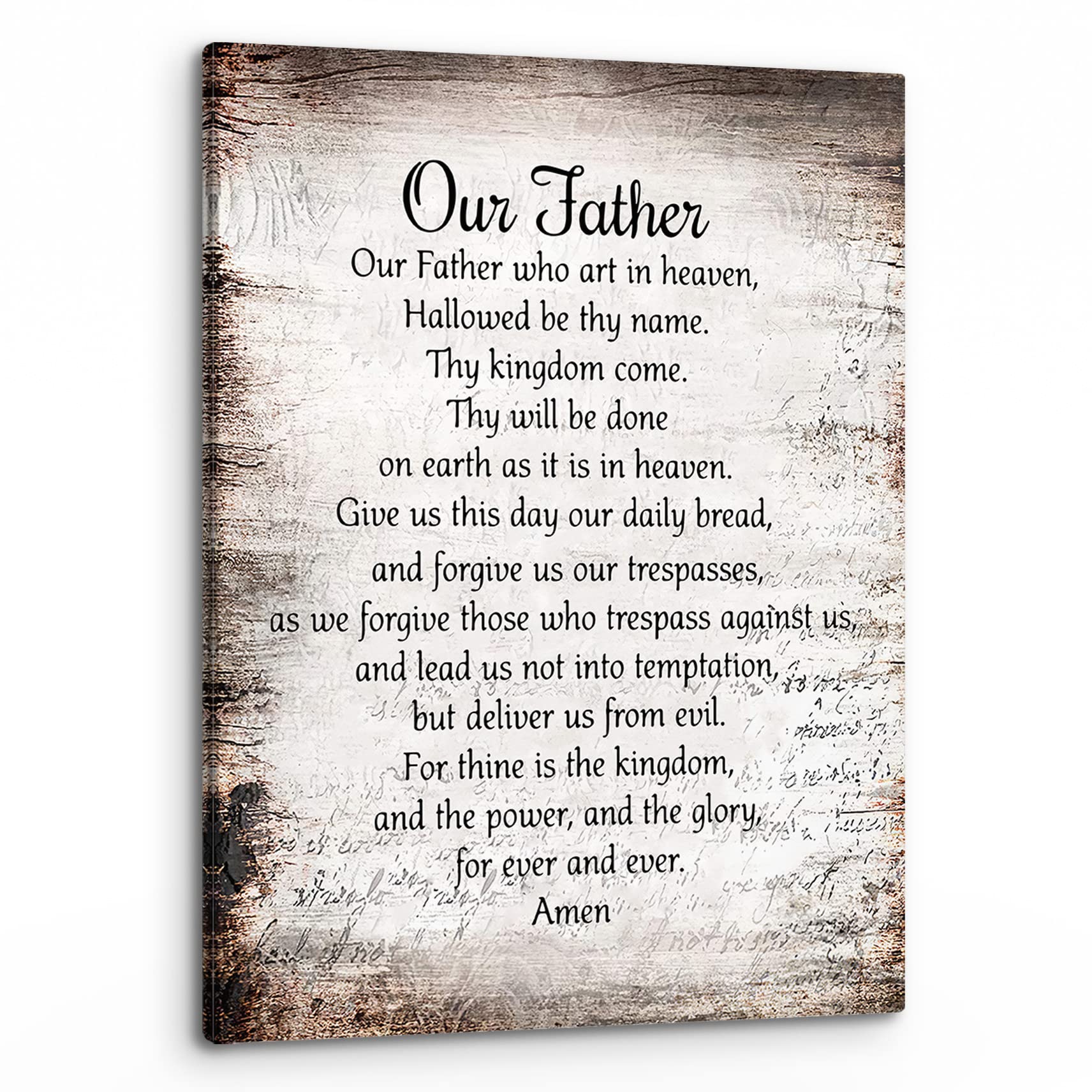 Our Father Prayer Catholic Version