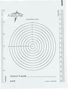 Amazon.com: Disposable Wound Measuring Guides, 250 sheets per box ...