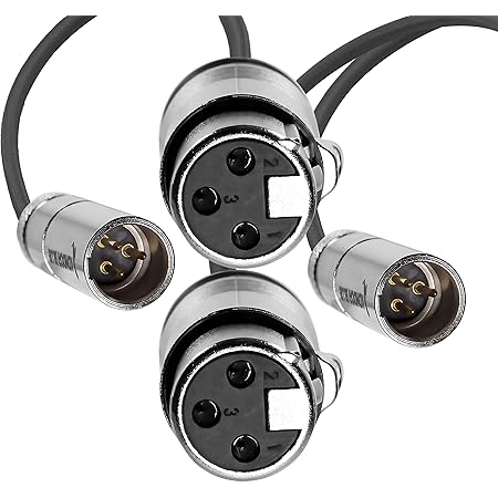 Amazon.com: Shure WA330 4-Pin Mini Connector (TA4F) Adapts Small ...