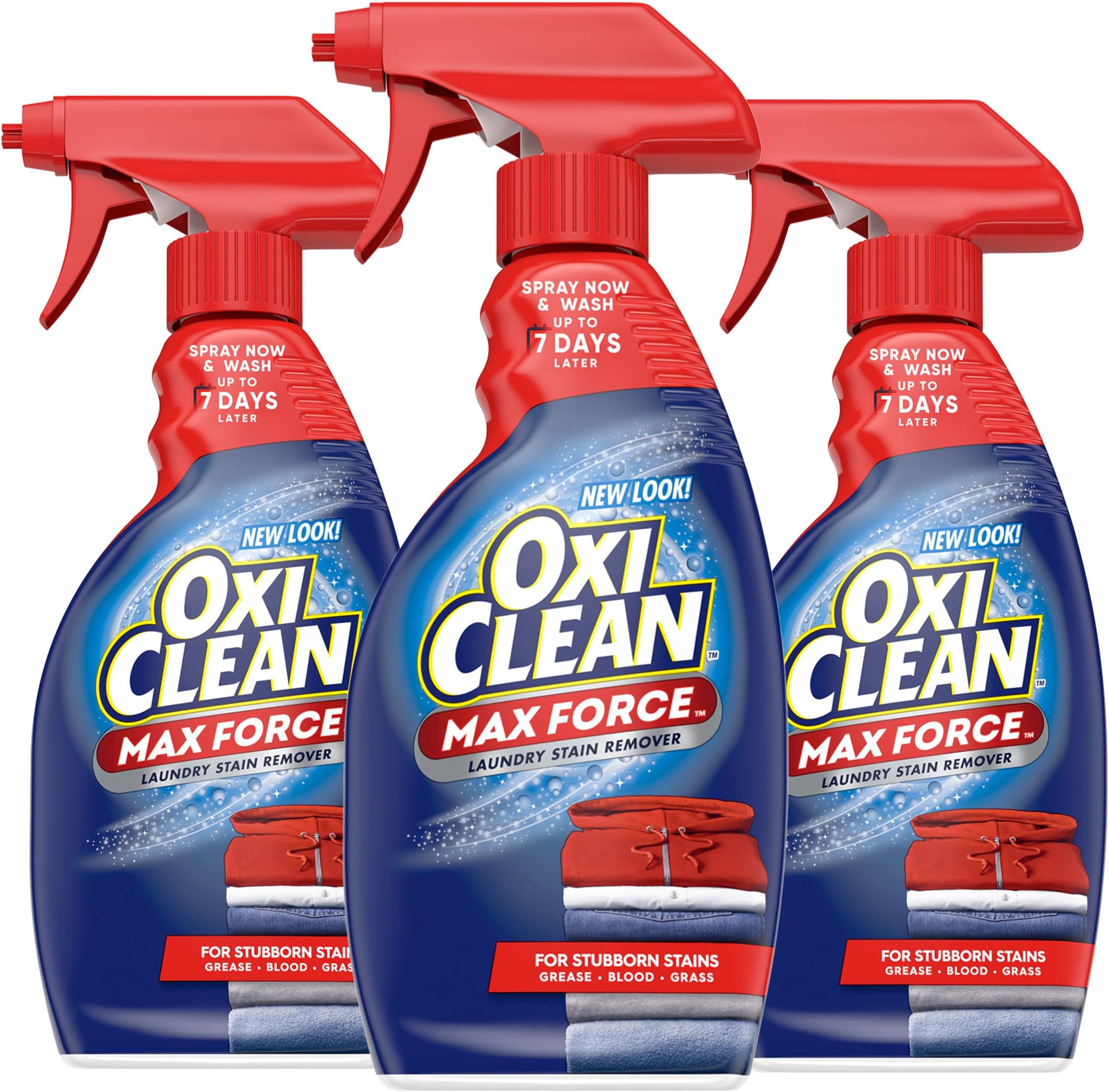 Amazon.com: OxiClean Max Force Laundry Stain Remover Spray Refill, 48 ...