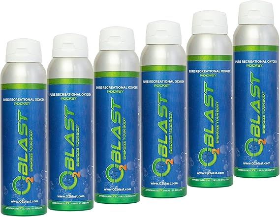 Amazon.com: O2 Blast - Pure Oxygen Supplement - Filled with 99.99% Pure ...