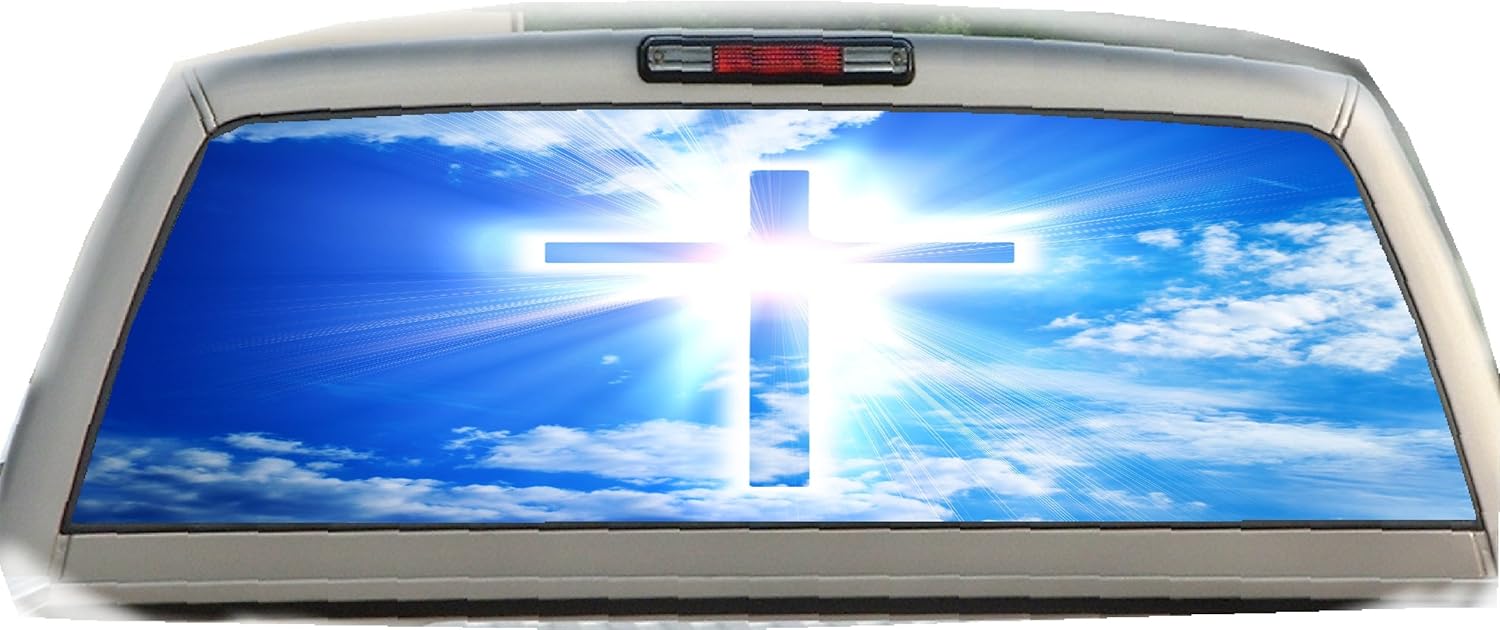 Amazon.com: Crabtree Signs Cross in Clouds- 17 Inches-by-56 Inches ...