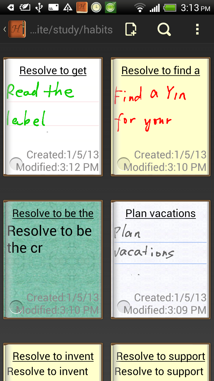 Handrite Notes Notepad Lite - App on the Amazon Appstore