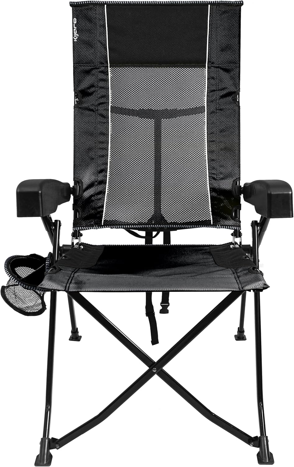 Amazon.com : Kijaro Rok-Back Apex Rocker Chair (Vik Black) : Sports ...