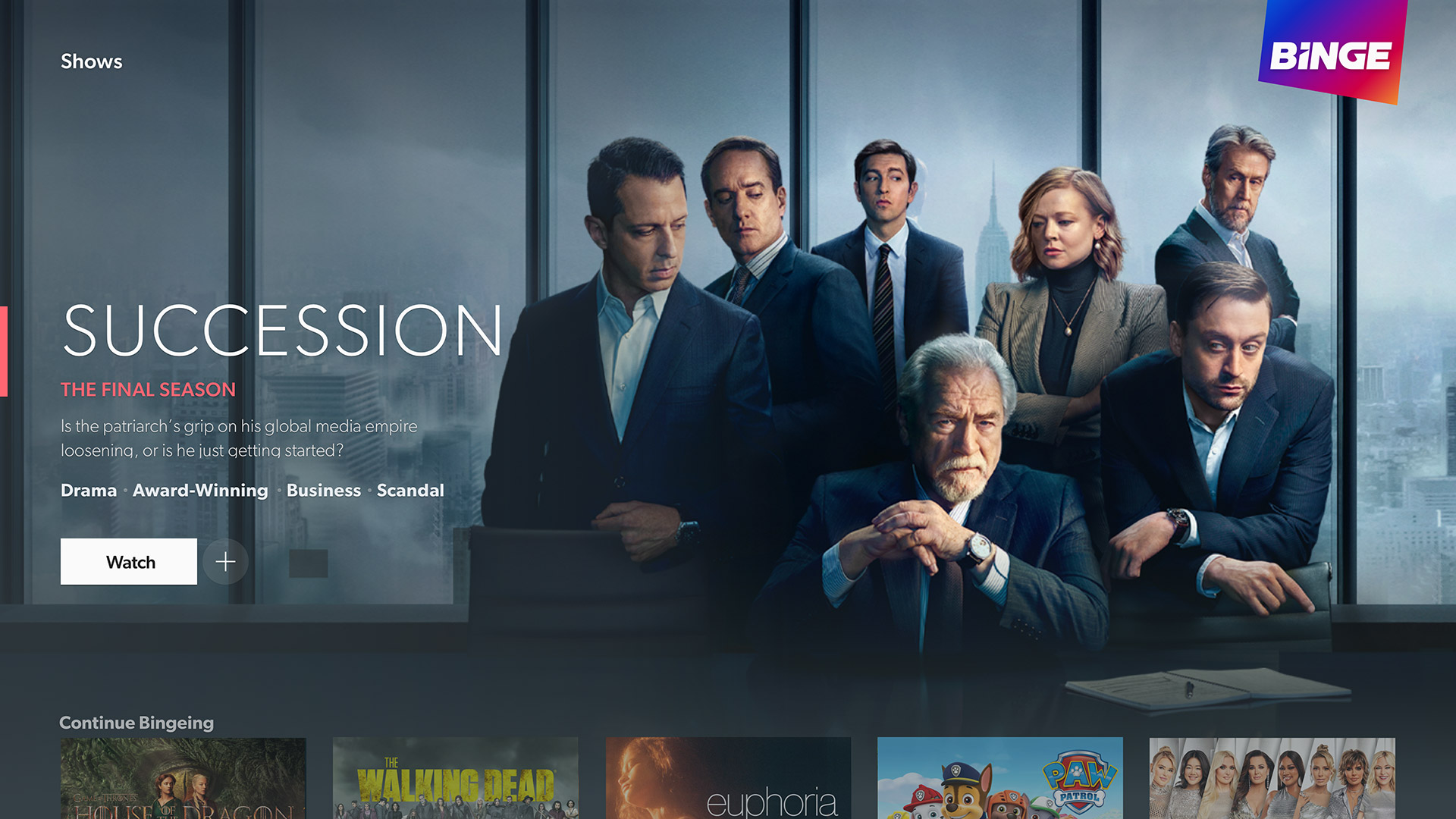 BINGE - App on Amazon Appstore