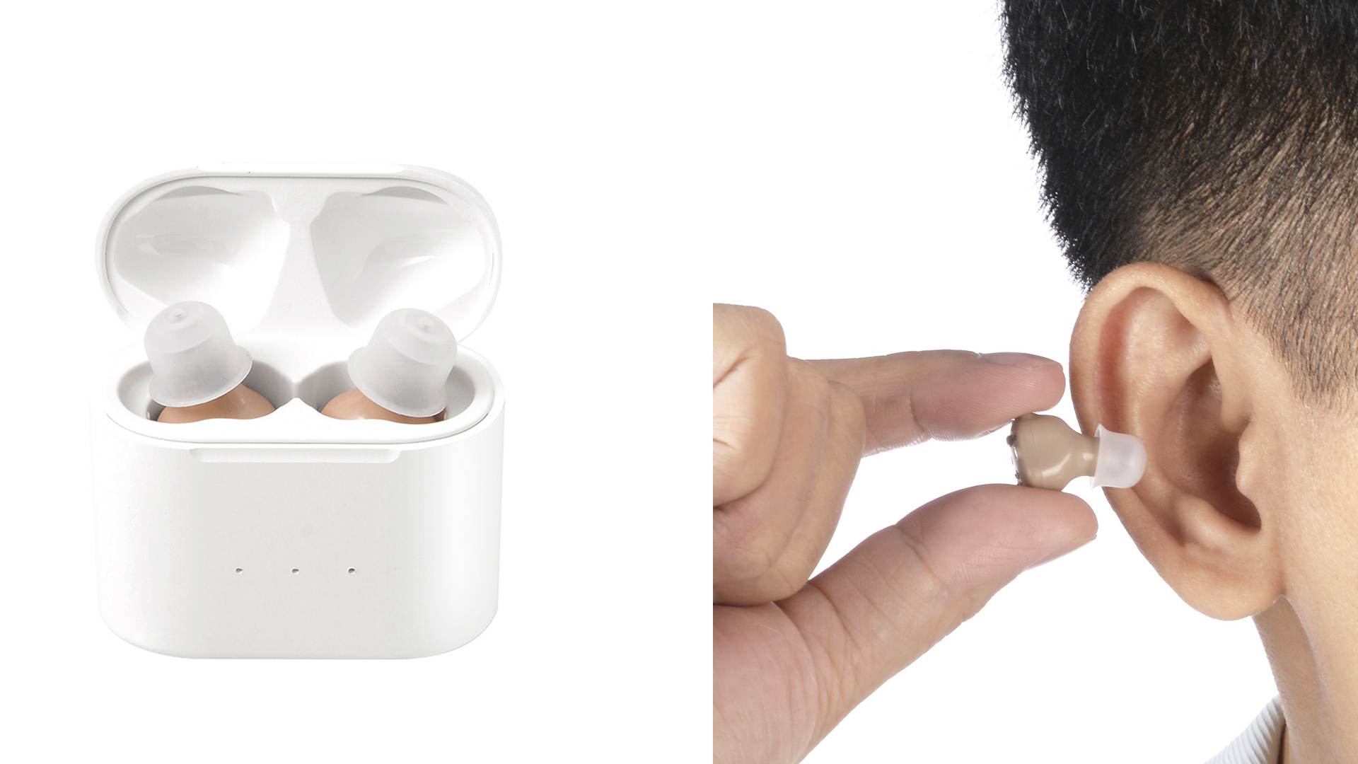 Watch DITZIER mini hearing aids for seniors, invisible wearing on ...