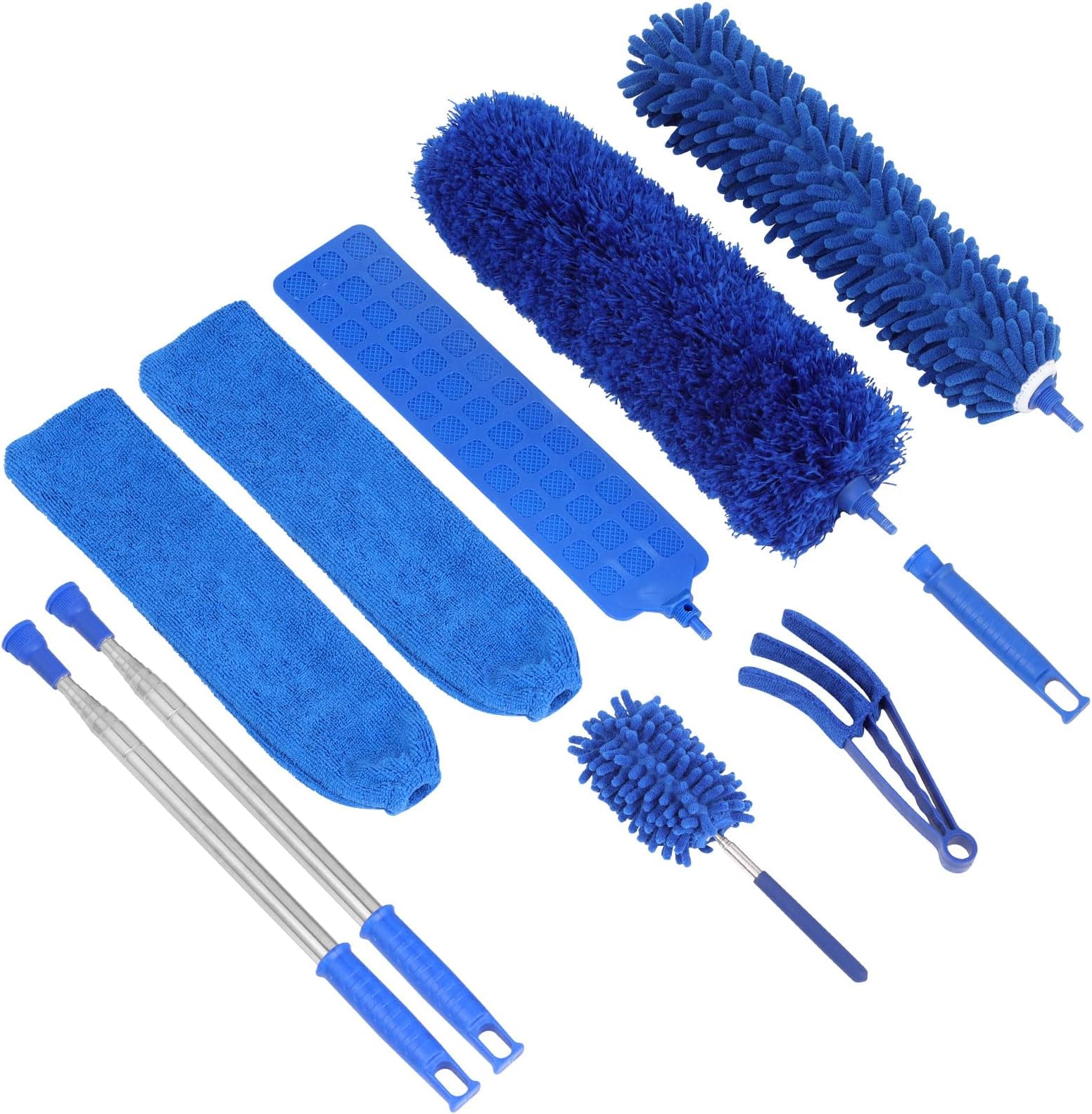 Amazon.com: HLWDFLZ Microfiber Duster Kit 27pcs with 30 to 100 Inches ...