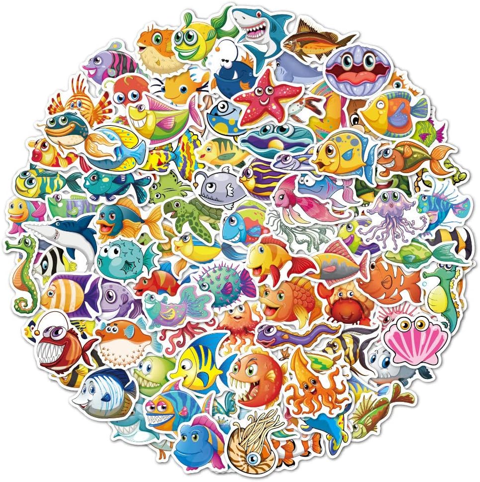 Amazon.com: 500 Pcs Random Stickers Pack - Large Size 2.5-3.5 Inch ...