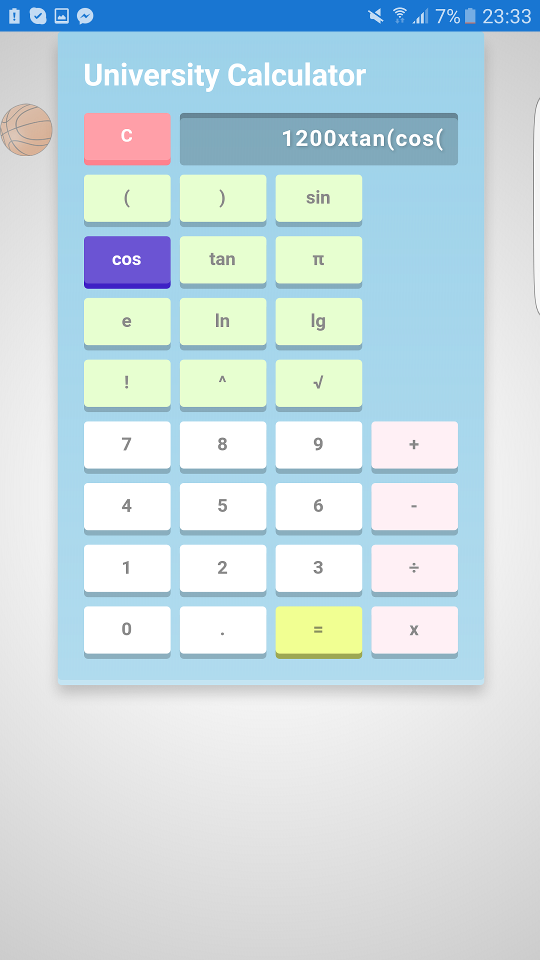 University Calculator:Amazon.de:Appstore for Android