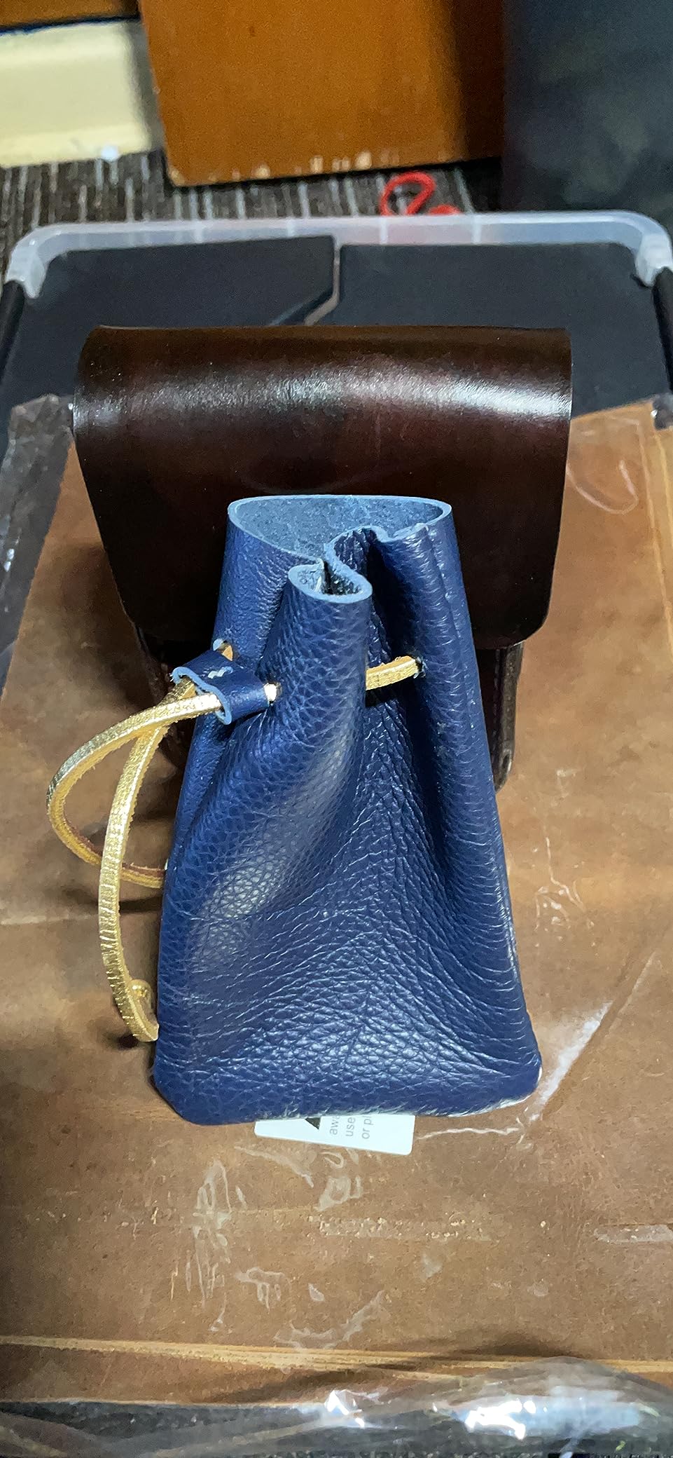 Amazon.com: SUPERDANT Mini Leather Drawstring Coin Purse Cutting Dies ...