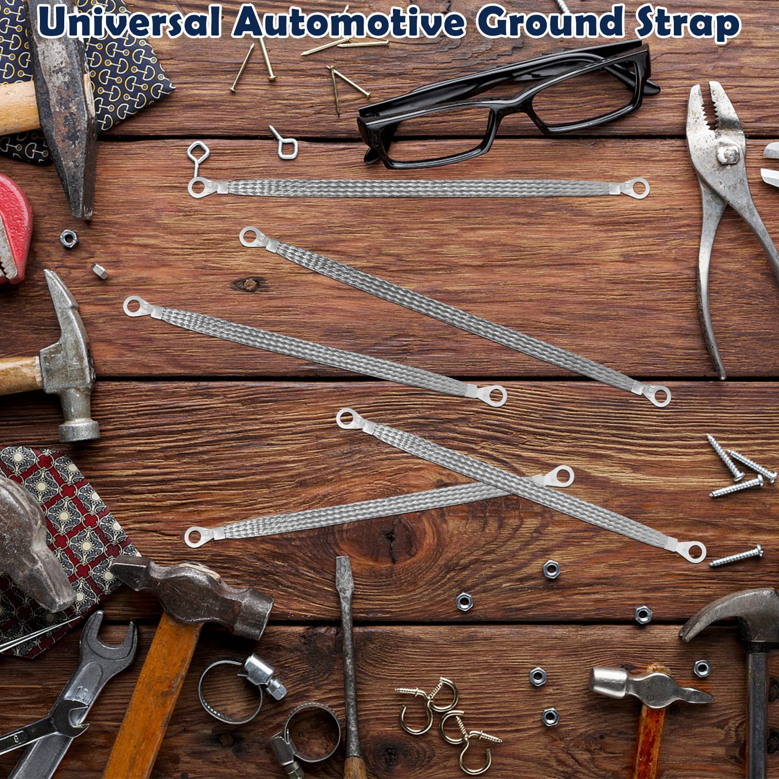 Snapklik.com : Ground Straps Automotive, 3Pcs 10" X 1/2" & 2 Pcs 13" X ...