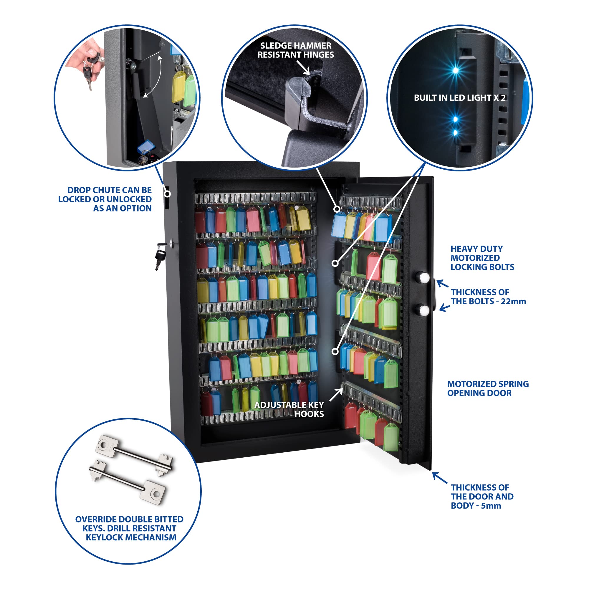 Snapklik.com : Viking Security Safe VS-144KS Heavy Duty Key Safe Key ...