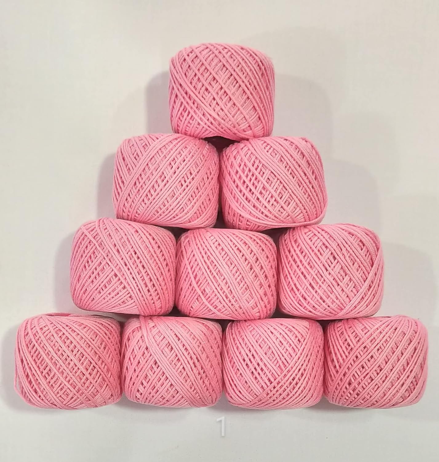 ELEXIQ Crochet Cotton Thread Yarn For Knitting And Craft Making Combo ...