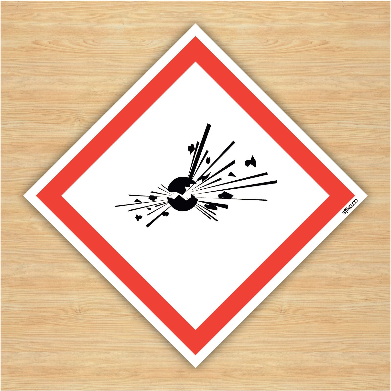 Buy stika.co Safety & Hazard Signs - Harmful Substances Signs - GHS ...