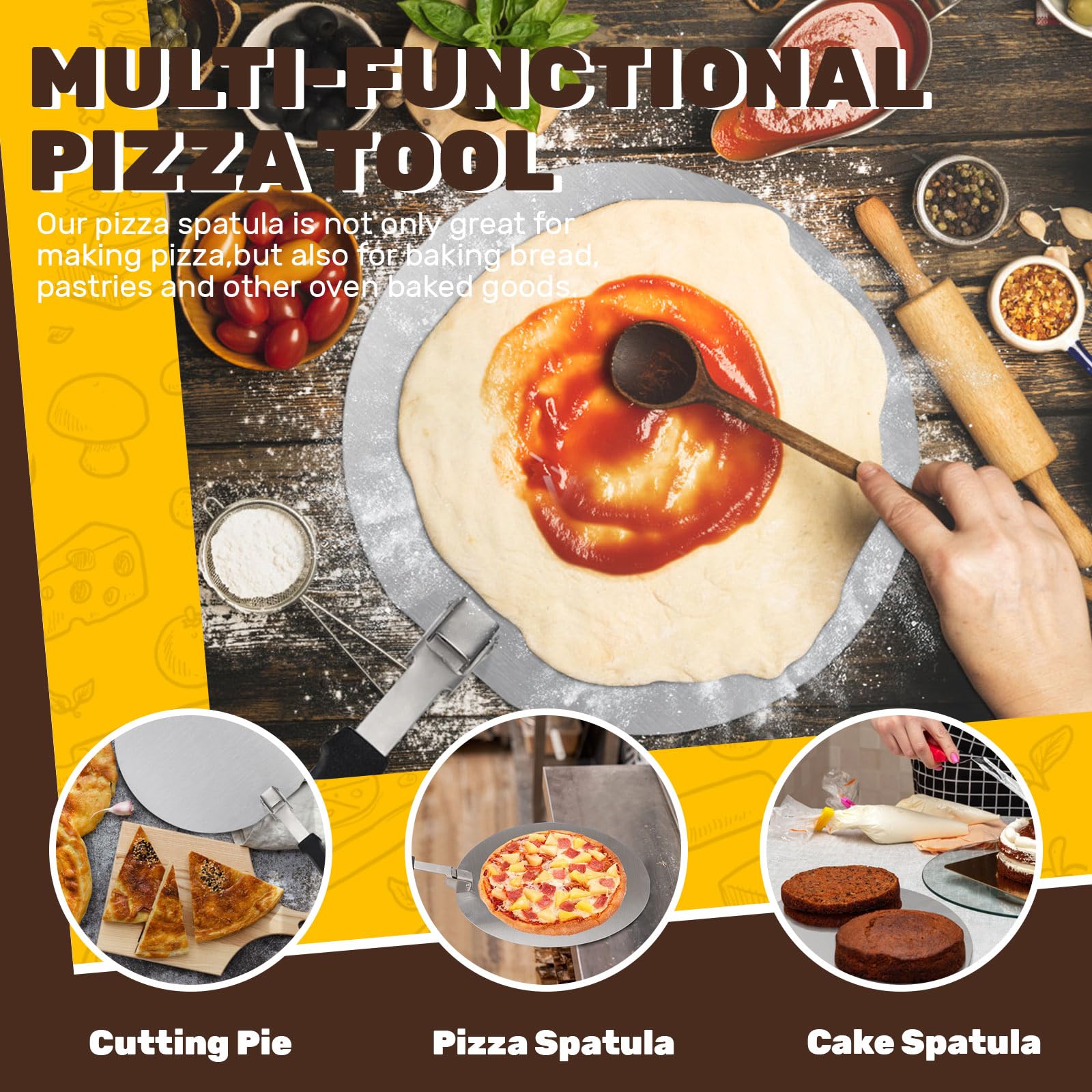 FLYZZA 12 Inch Wood-fired Pizza Oven, Pellet Pizza Stove With