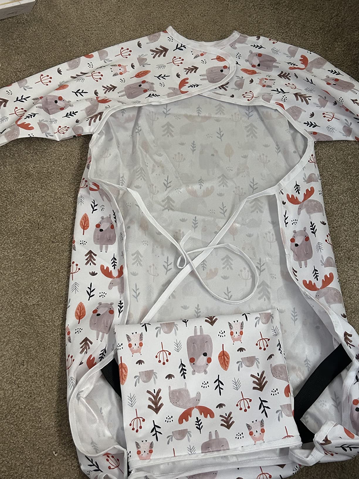 Amazon.com: BIG ELEPHANT Bibs for Babies, Full Covering High Chair ...