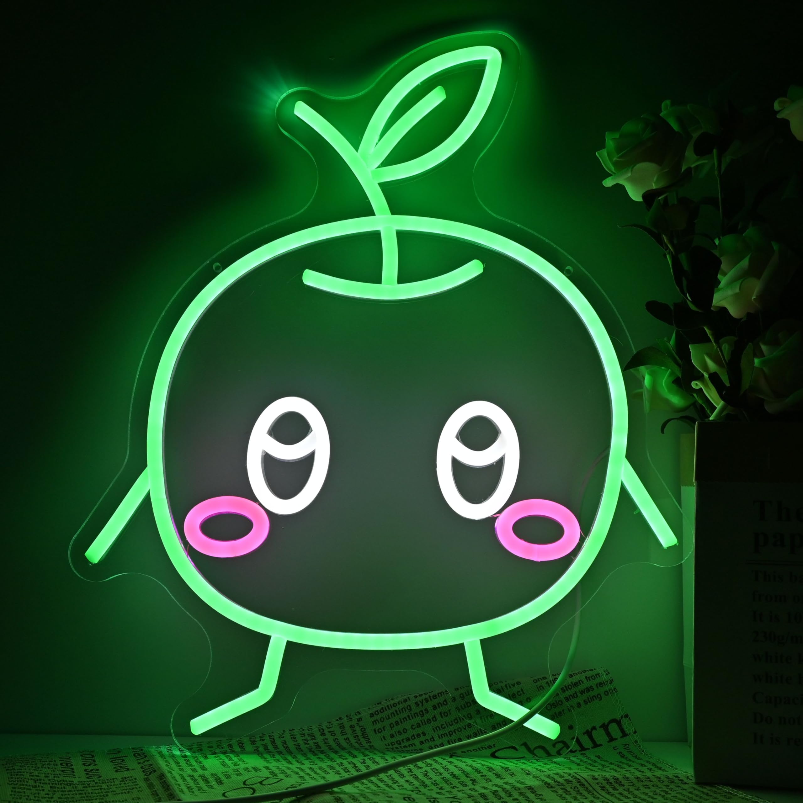 Amazon.com : Stardew Neon Sign Junimo PWA Ball LED Neon Sign for Gamer ...