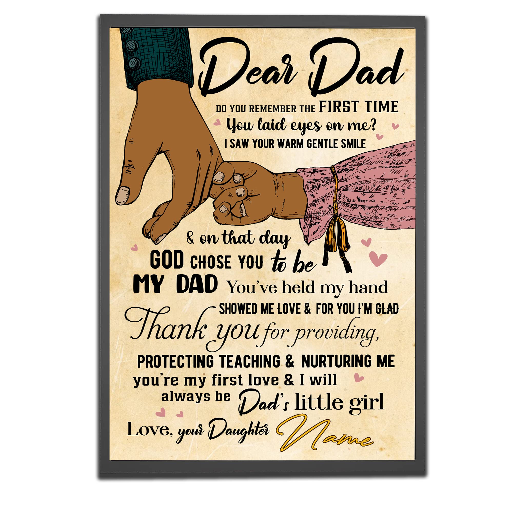 Black Father And Daughter Love