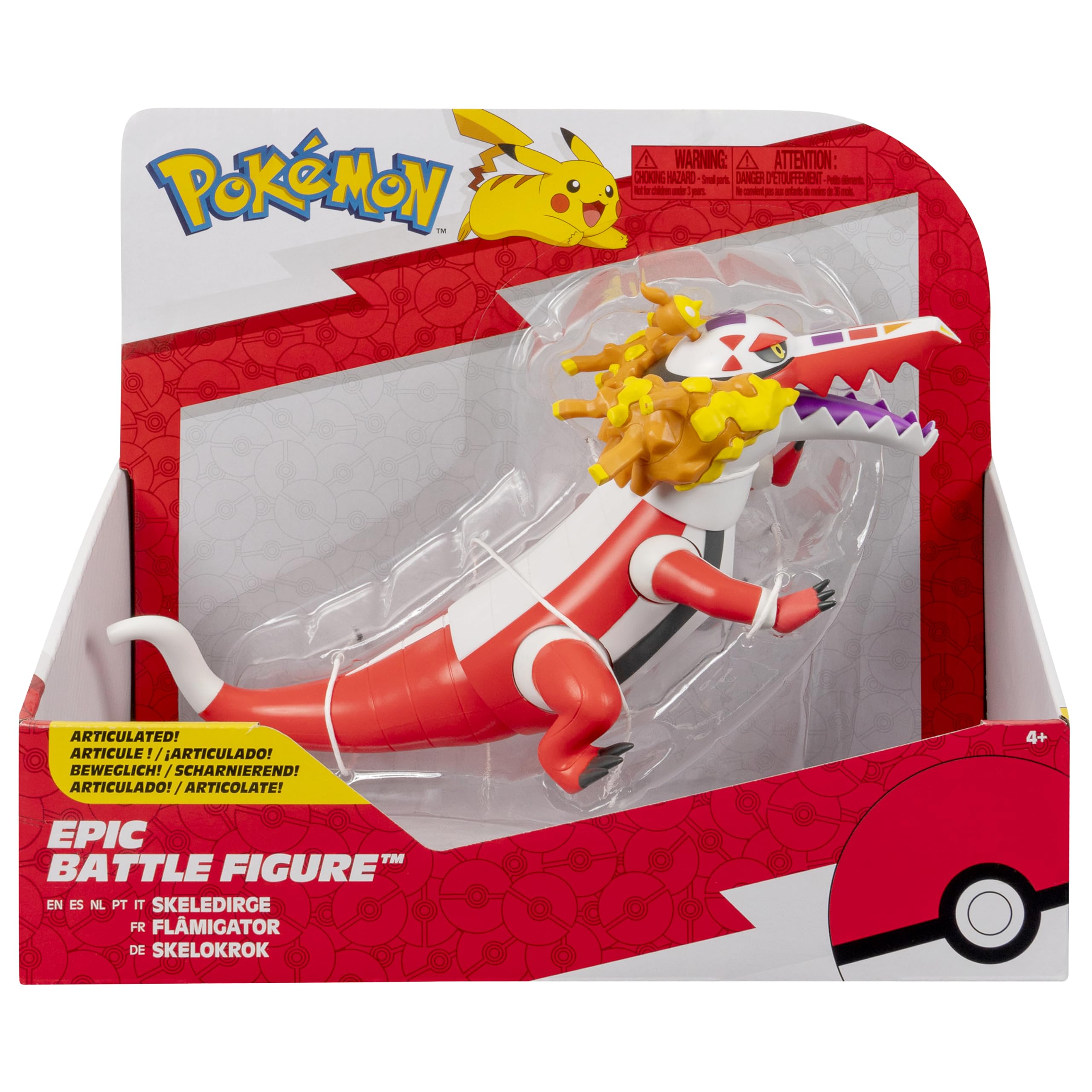 Pokmon Skeledirge Epic Battle Figure – 12-Inch Articulated Epic Battle ...