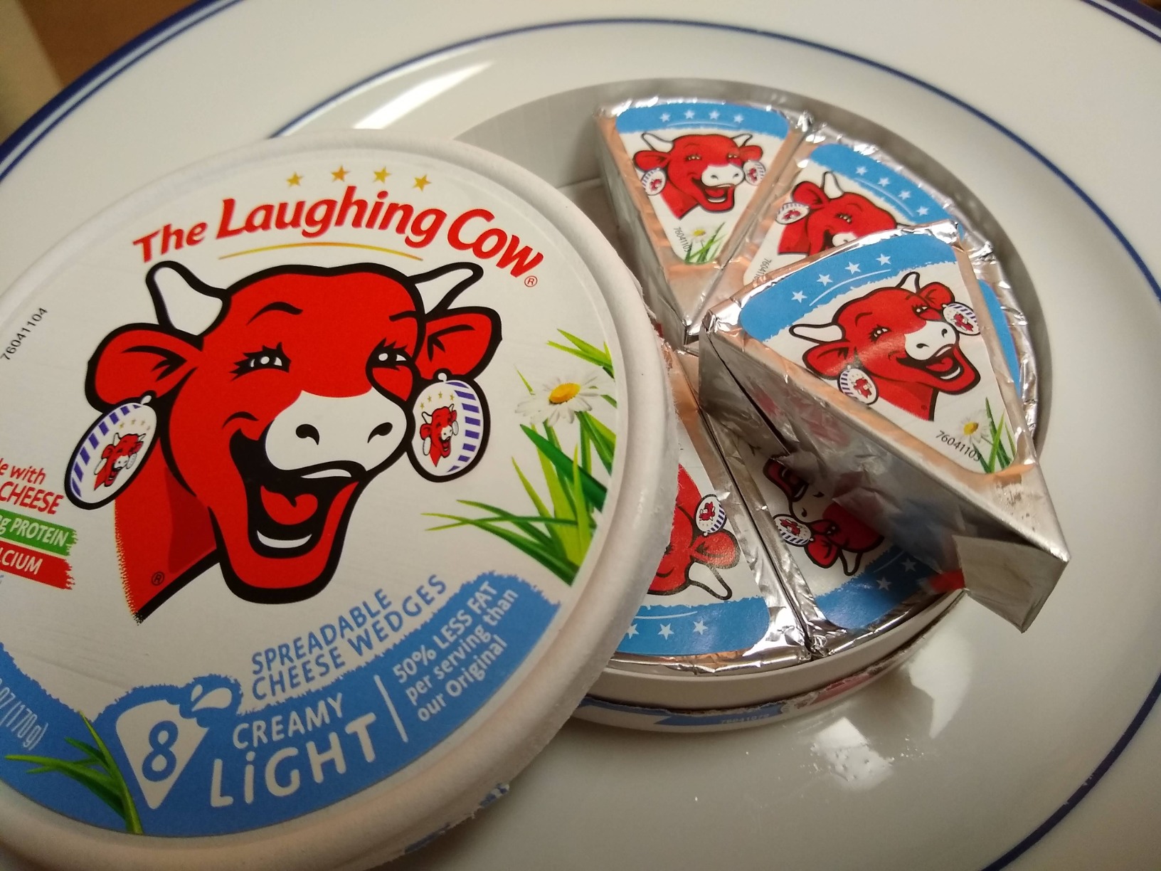 Amazon.com: The Laughing Cow Cheese, Light Swiss Snack Wedges, 6 oz : Baby