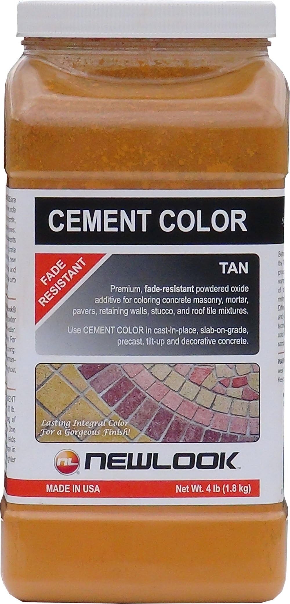 Amazon.com: CEMENT COLOR 0.5 lb. Light Brown Fade Resistant Cement ...