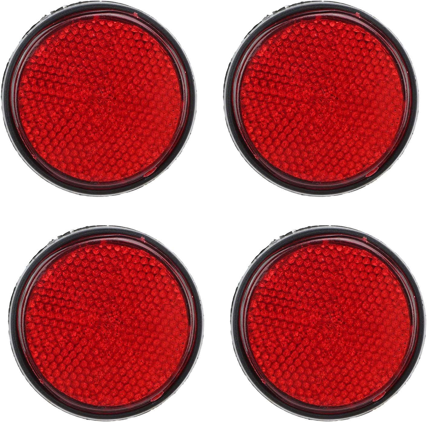 Round Reflectors Marker Reflector ATV Reflector 4pcs 2in Round Warning ...