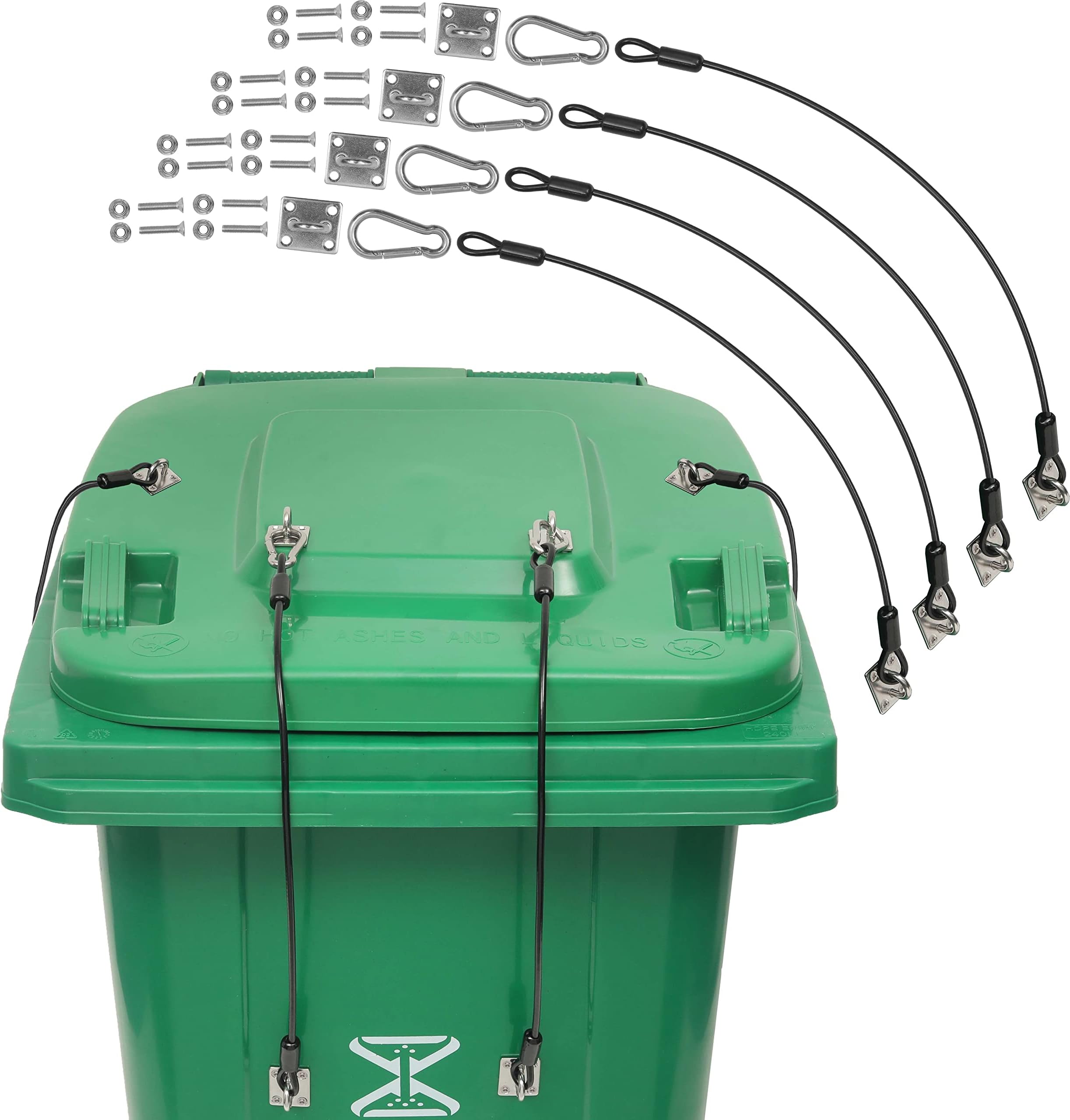 Amazon.com: EnigaRlax Trash Can Locks for Animals, Raccoon Bear Proof ...