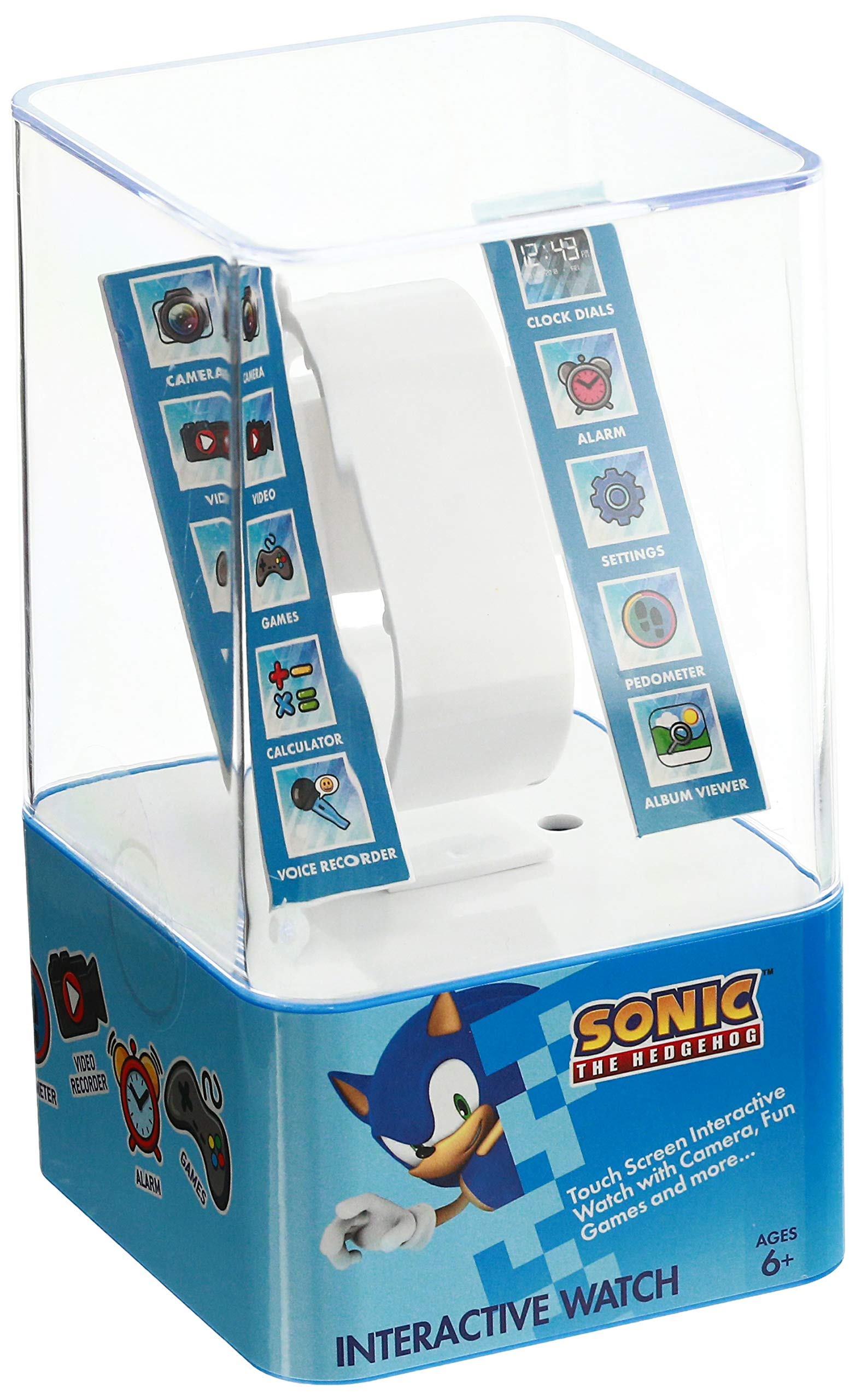 Sonic the Hedgehog Touchscreen Interactive Smart Watch, Blue,- Buy ...