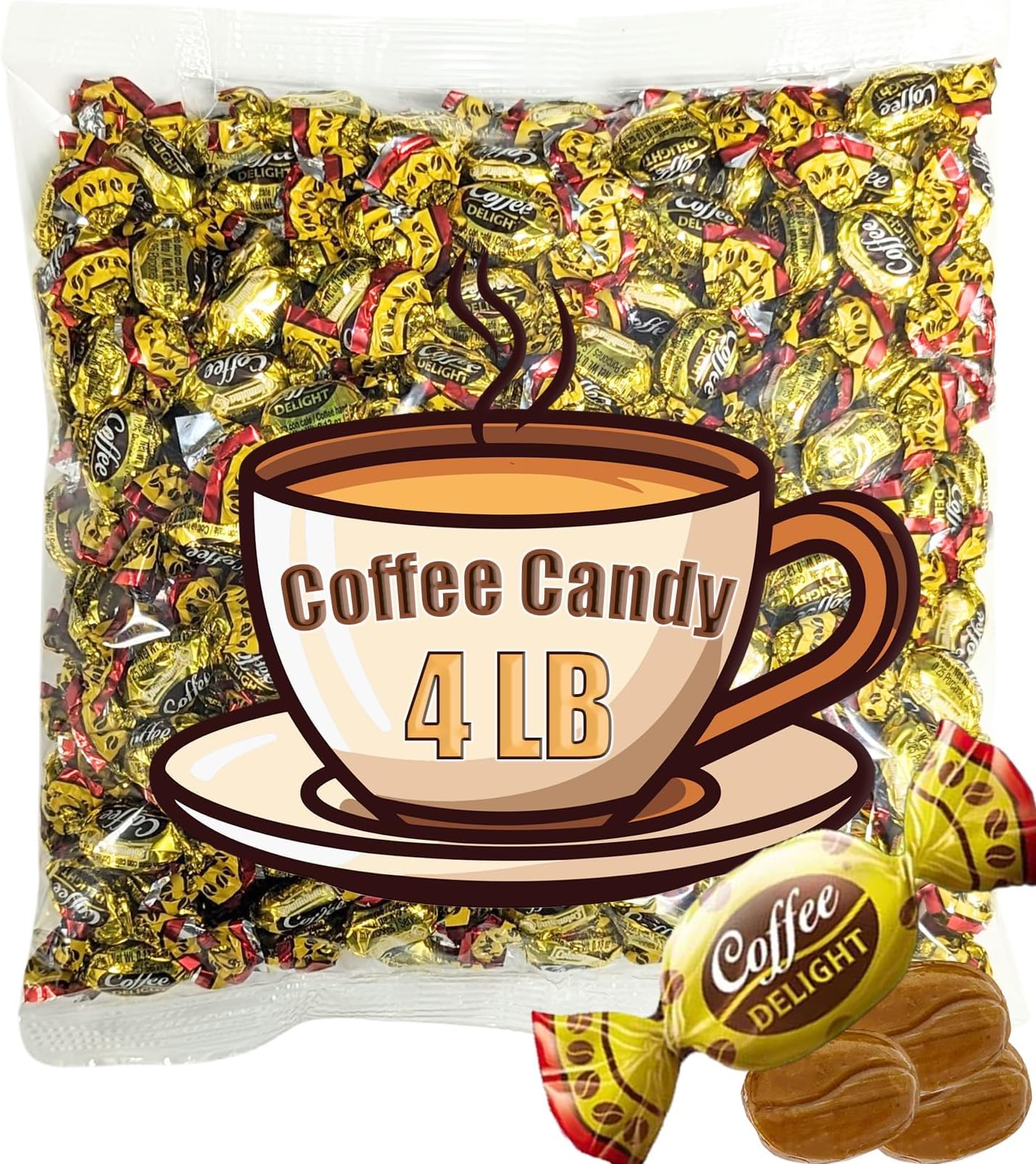 Amazon.com : Florestal Coffee Candy, Authentic Real Brazilian Coffee ...