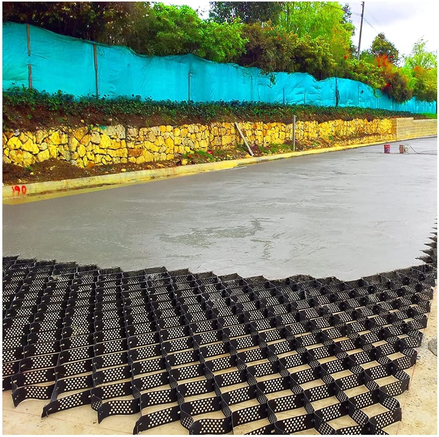 Amazon.com: ZSPINJIA Gravel Ground Grid 2 Inch Geogrid Driveway ...
