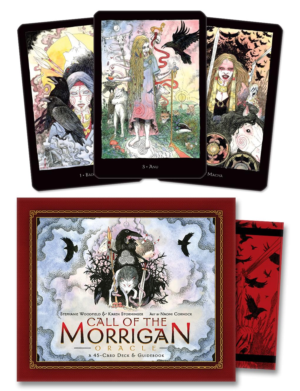 Call of the Morrigan Oracle: A 45-Card Deck & Guidebook: Woodfield ...