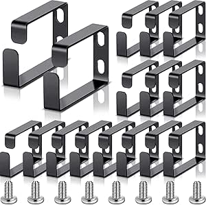 Amazon.com: 20 Pcs Server Rack Cable Management D Ring Hooks Metallic ...