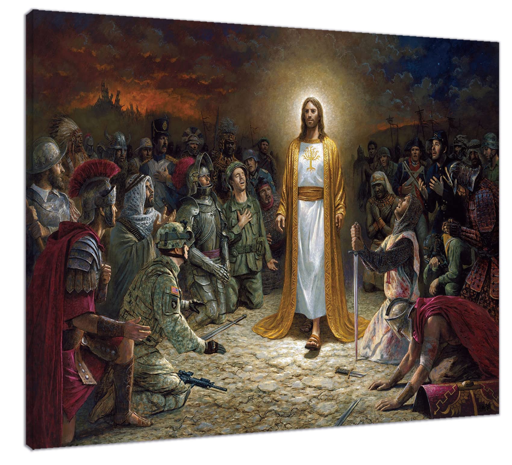 Christian Soldiers Painting