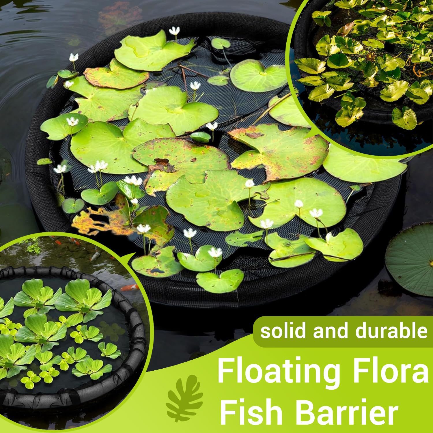 Floating Flora Fish Barrier GliCraft 2 Pcs Diameter Fish Barrier ...