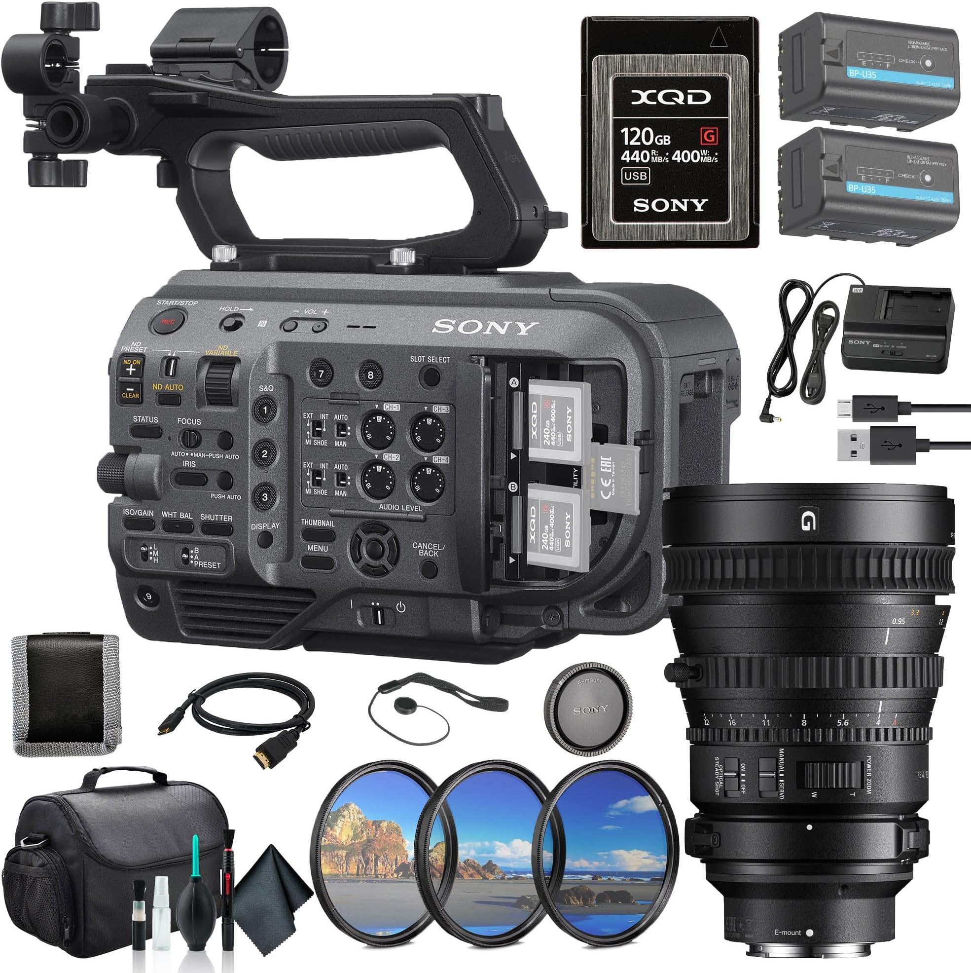 Amazon.com : Sony PXW-FX9 XDCAM 6K Full-Frame Camera System Body Only ...
