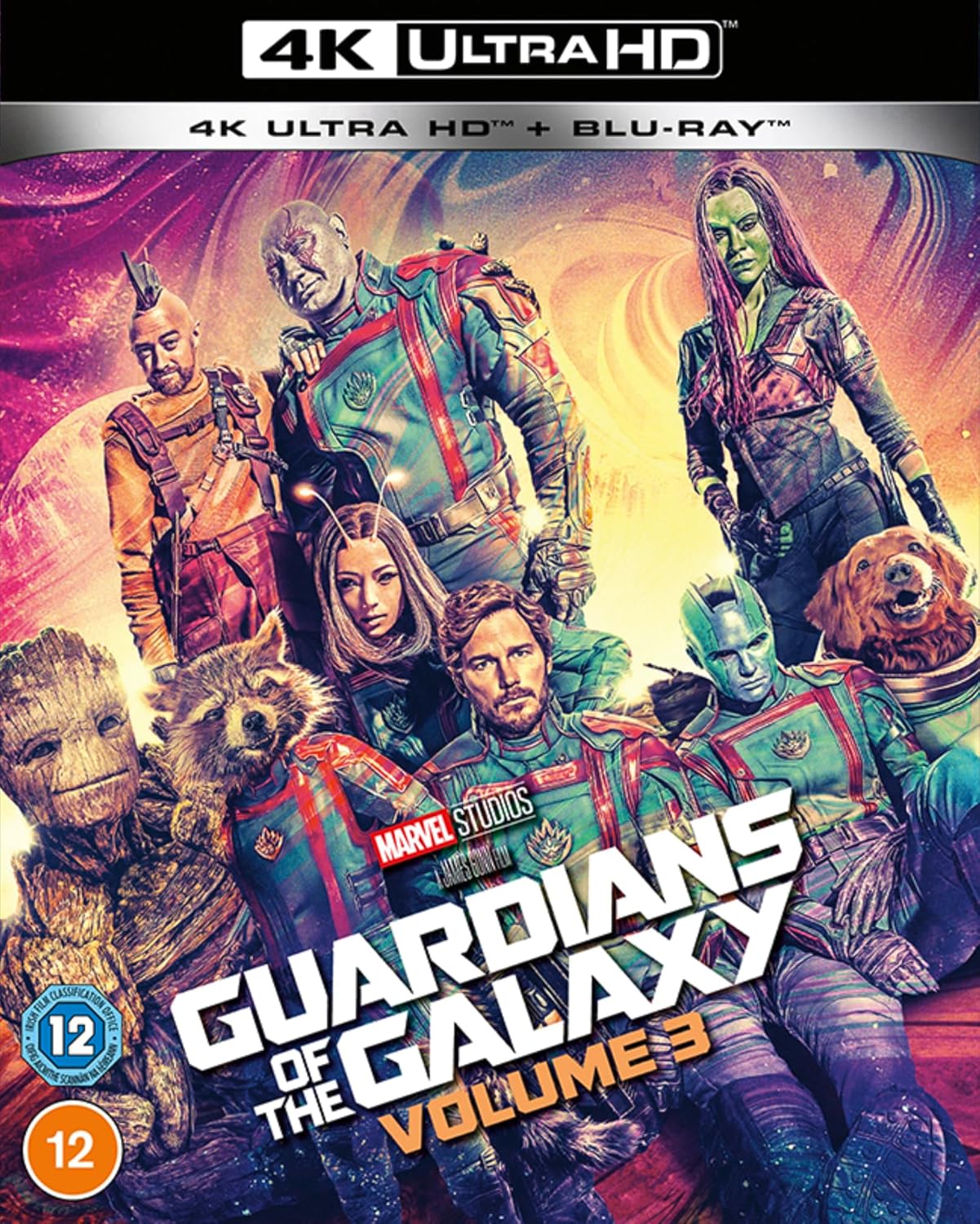 Marvel Studio's Guardians of the Galaxy Vol.3 [Blu-ray] [Region A & B & C] : Amazon.com.au ...