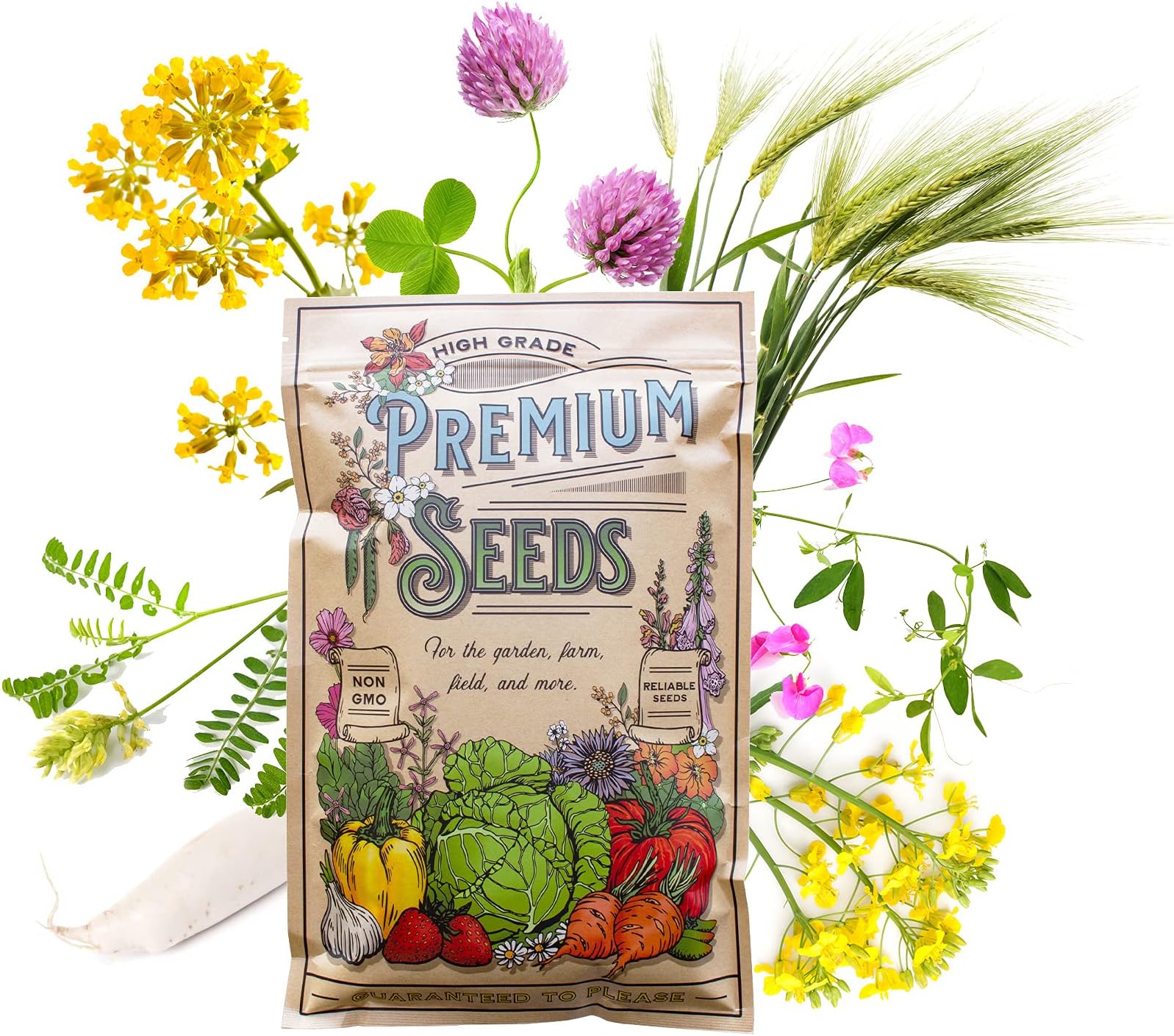 Amazon.com : Chicken Forage Feed Seed Blend, Non-GMO, 5 lbs. : Patio ...